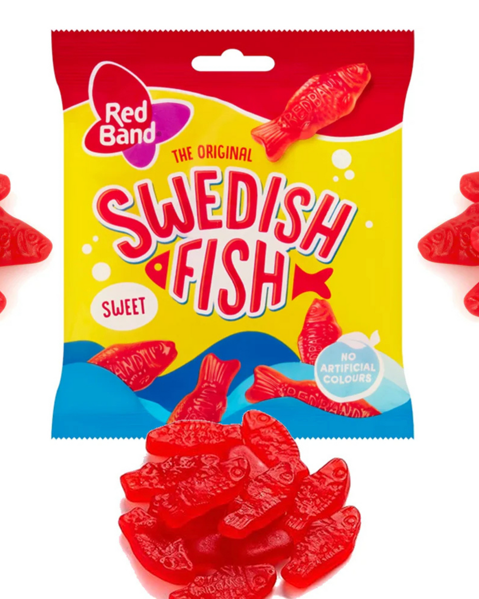 Swedish Fish Red Band – 100g Bags | Bulk Wholesale Sweets – The ...